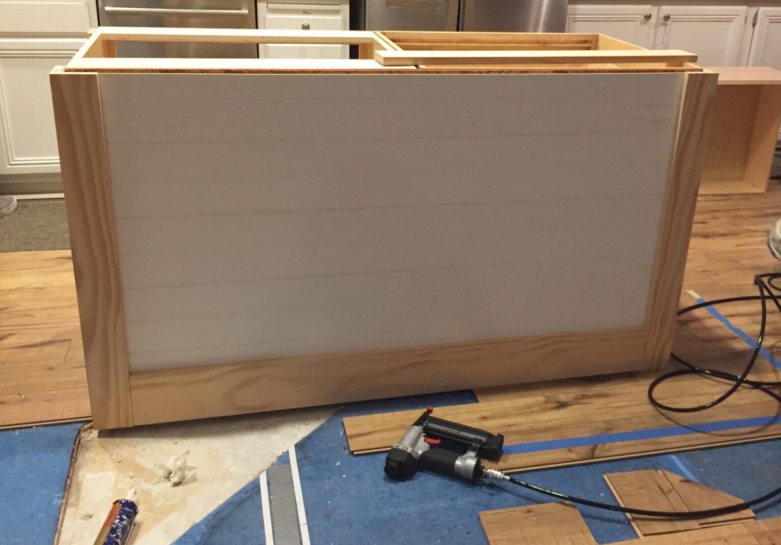 A DIY Kitchen Island: Make it yourself and Save Big! | Domestic Designs Co.