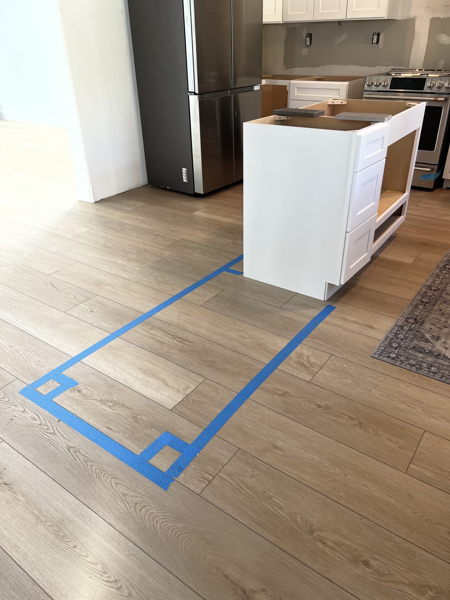 Make Your Own Kitchen Island - Seating for Five | Domestic Designs Co.